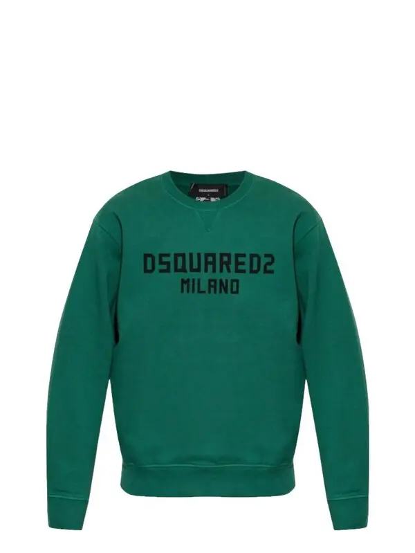 Dsquared2 Milano Cool-fit Crewneck Sweatshirt - Green