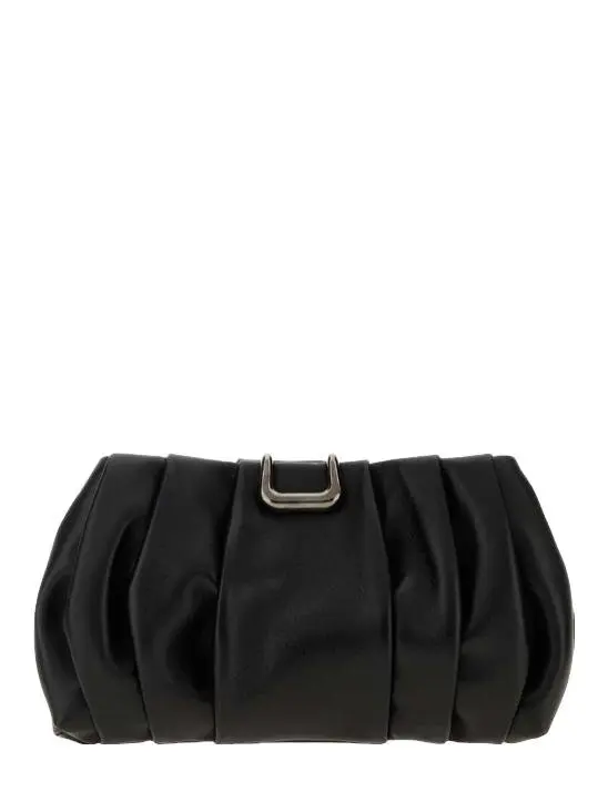 Brunello Cucinelli Pleated Clutch - Black