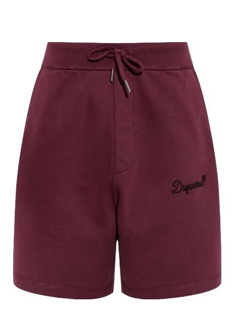Dsquared2 Drawstring Shorts - Wine Red