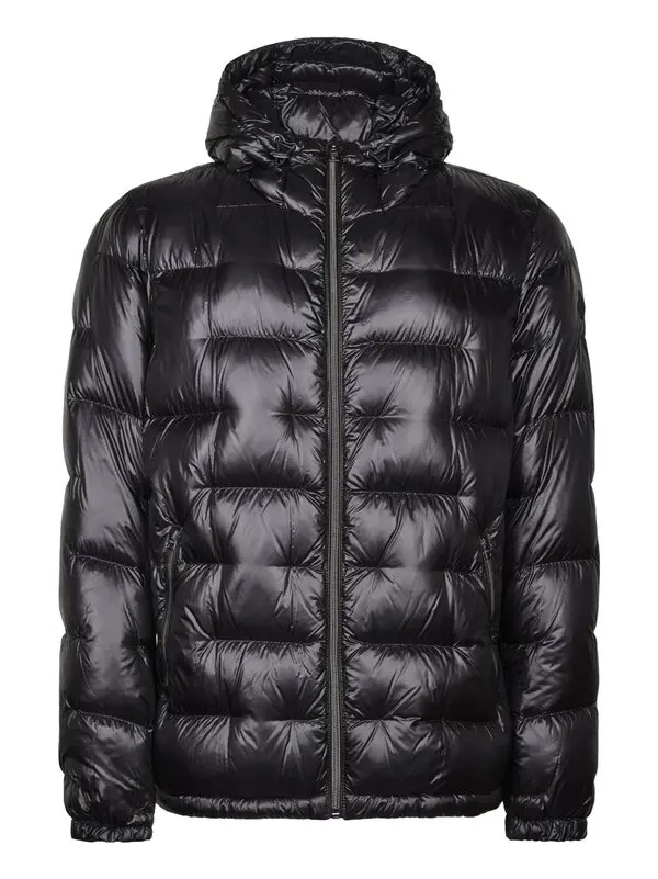Herno Long-sleeve Hooded Down Jacket - Black