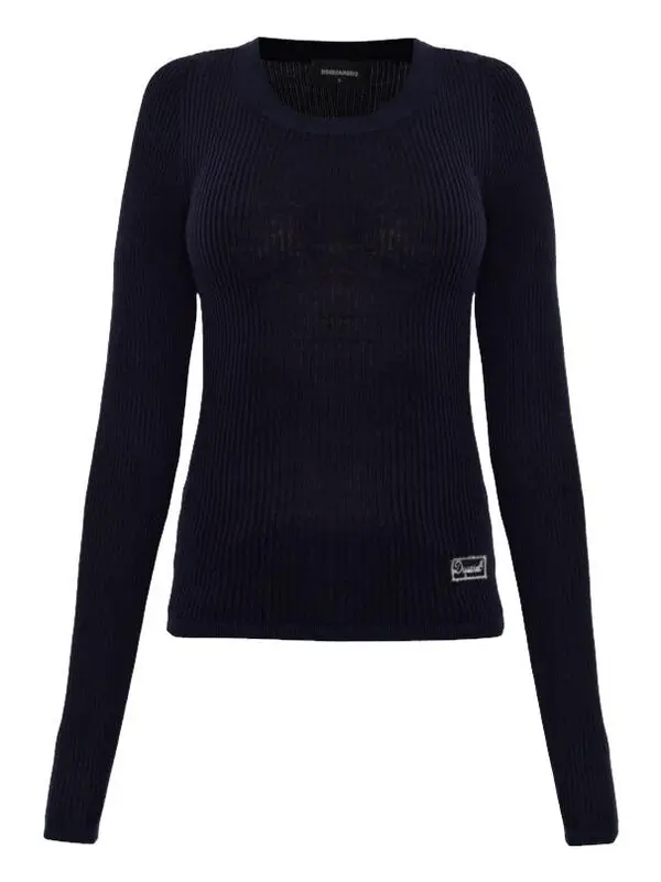 Dsquared2 Long-sleeved Pullover - Navy Blue