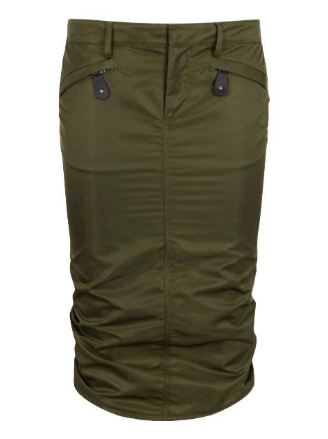 Dsquared2 Ruched Kick Skirt - Green