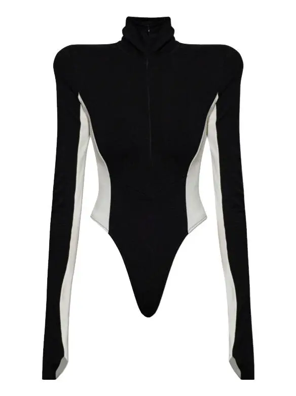 Dsquared2 Long-sleeve High Neck Bodysuit - Black