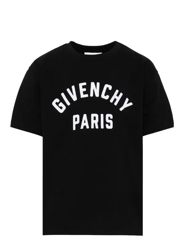 Givenchy Logo-print Short-sleeve T-shirt - Black