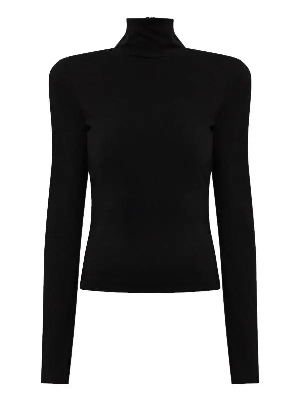 Dsquared2 Long-sleeved High-neck Top - Black