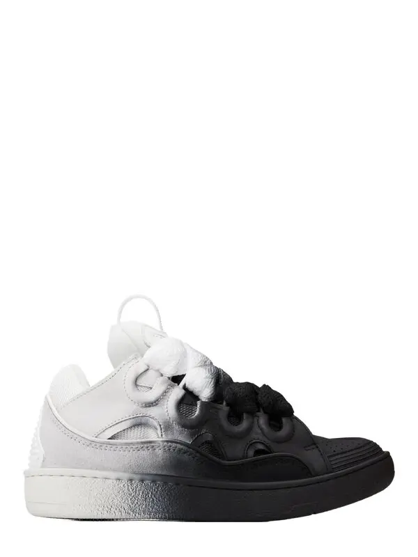LANVIN Curb Spray Sneakers - White/black