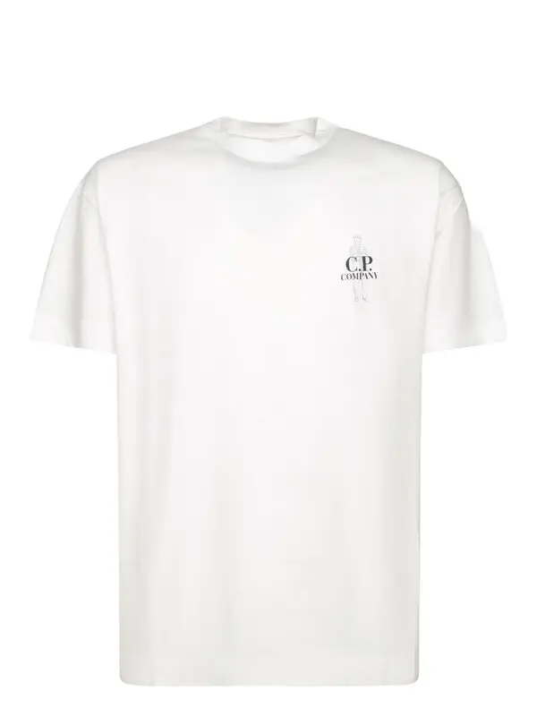 C.P. COMPANY Short-sleeved T-shirt - White