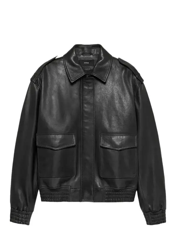 ARMA Astra Leather Jacket - Black