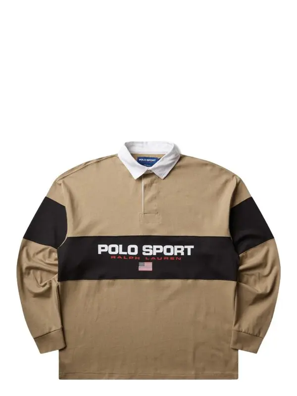 Polo Ralph Lauren Polo Sport Rugby Shirt - Khaki/black