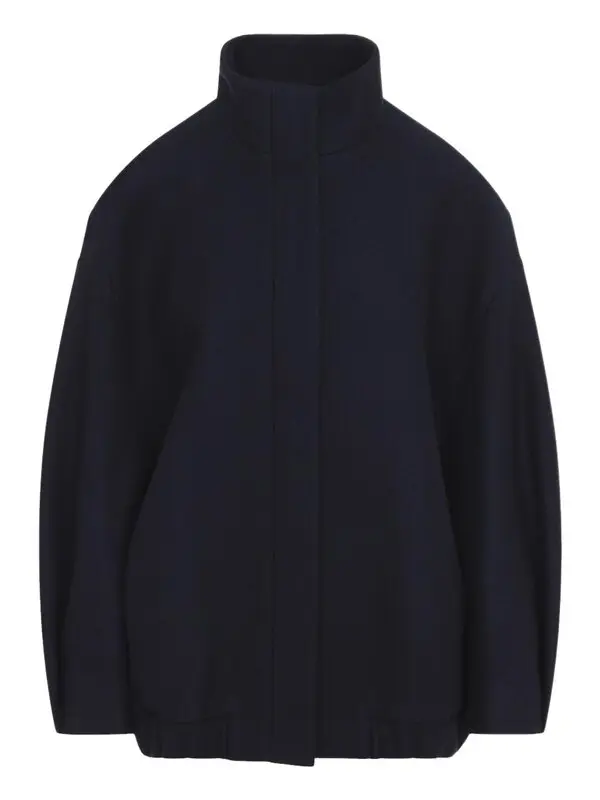 Dries Van Noten Stand Collar Casual Jacket - Navy