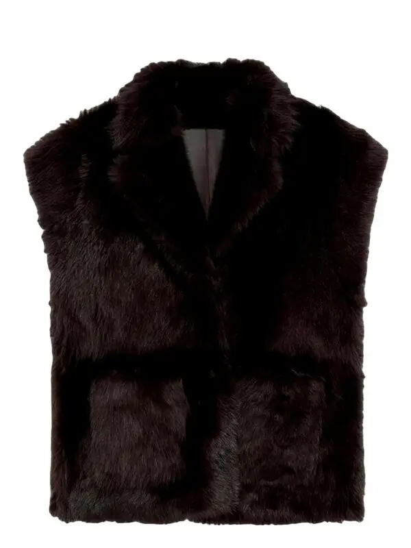 ARMA Double-sided Wool Vest - Brown