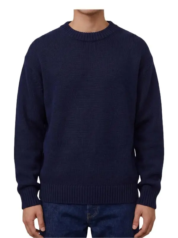 LISA YANG Kristian Crewneck Knitted Sweater - Dark Navy