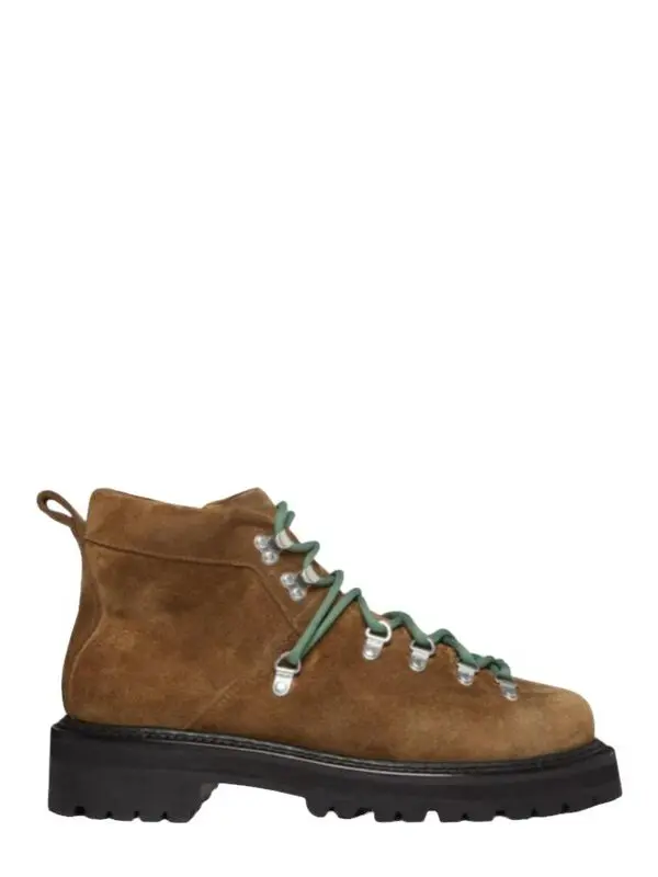 G.H. BASS  CO Suede Hiking Boots - Mid Brown
