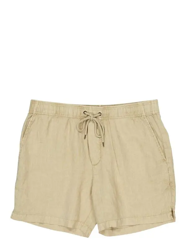 JAMES PERSE Linen Drawstring Shorts - Light Khaki