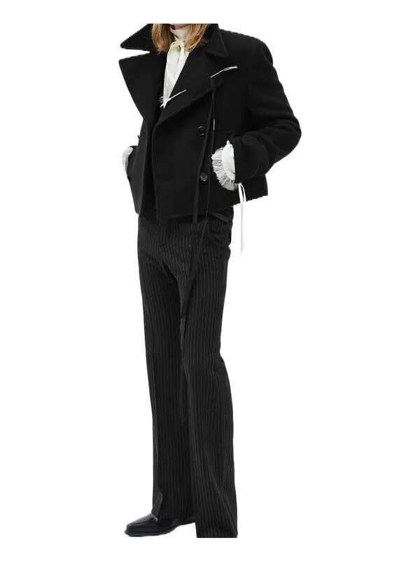 ANN DEMEULEMEESTER Dalmar Double-breasted Jacket - Black
