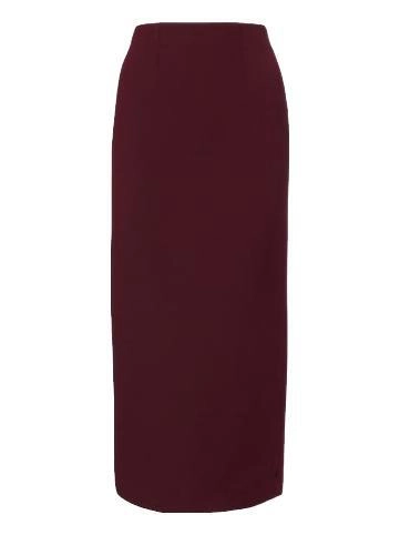 Roland Mouret Crêpe Pencil Skirt - Red