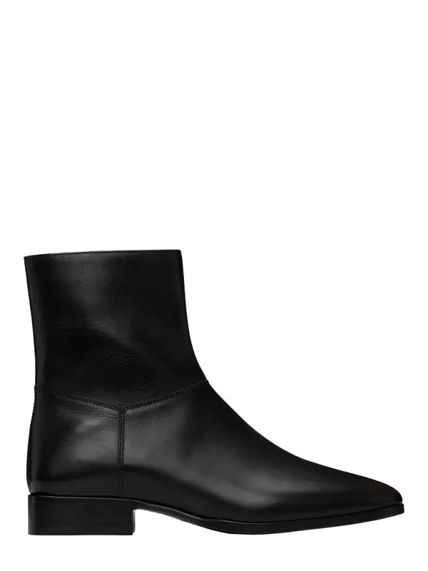 Fear Of God Side-zip Block Heel Ankle Boots - Black