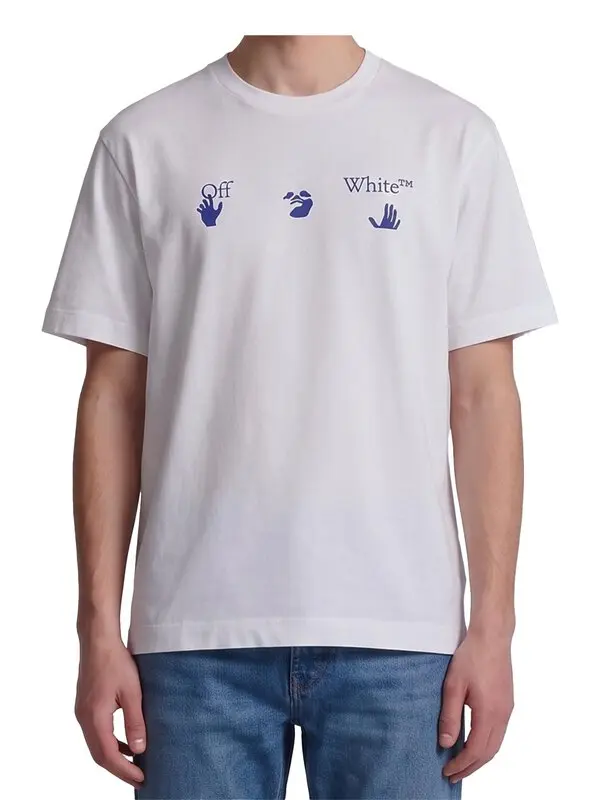 Off-White Bacco Arrow Skate Crewneck T-shirt - White