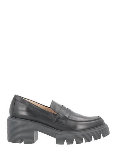 STUART WEITZMAN Leather Chunky Loafers - Black