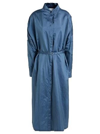 JIL SANDER Midi Dress In Light Polyamide And Silk - Blue