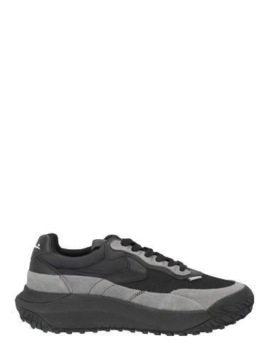 VOILE BLANCHE Leather And Textile Fiber Sneakers - Grey