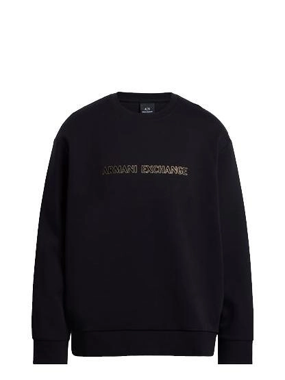 Armani Exchange Crewneck Long Sleeve Sweatshirt - Black