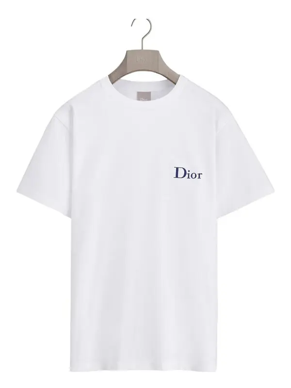 Dior T-shirt With Embroidery, Relaxed Fit - White
