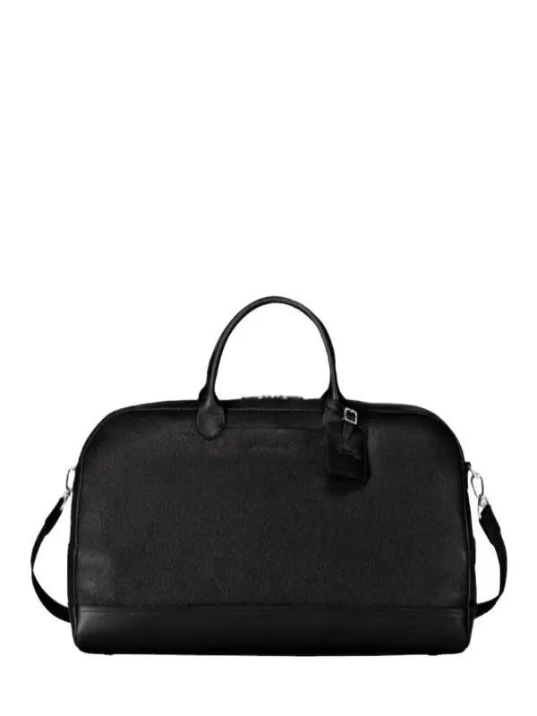Longchamp Logo Travel Bag - Black