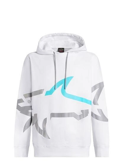 Paul & Shark Cotton Polyester Elastane Sweatshirt - White