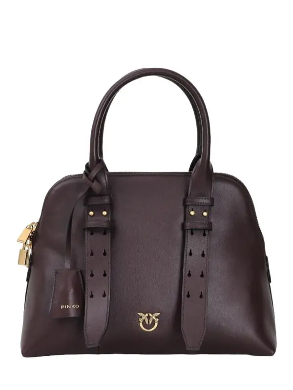 Pinko Escape Bag Medium Bowling Handbag - Black