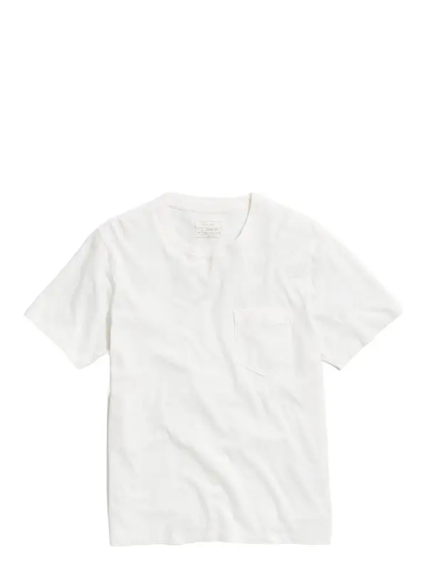 Billy Reid Washed Tee - White
