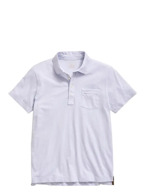 Billy Reid Pensacola Polo - Dew Blue