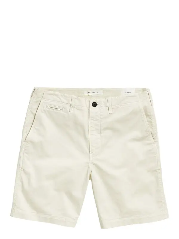 Billy Reid Chino Shorts With 8" Inseam - Cream