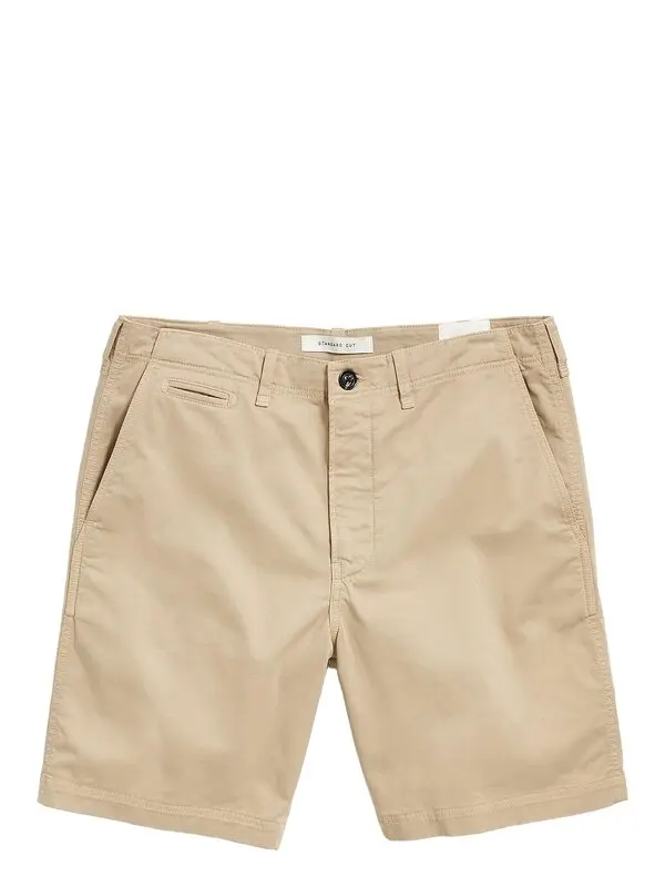 Billy Reid Chino Shorts With Stretch - Tan