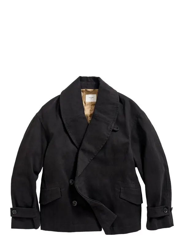 Billy Reid Shawl Collar Chore Jacket - Black