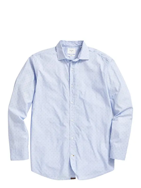Billy Reid Coupe Dot Holt Dress Shirt - Blue