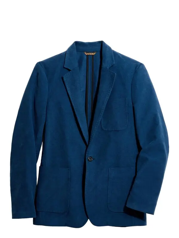 Billy Reid Moleskin Dylan Jacket - Blue
