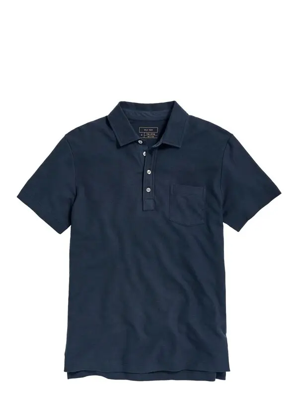 Billy Reid Pique Pensacola Polo - Blue