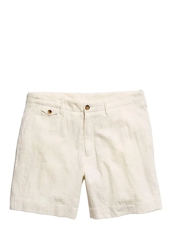 Billy Reid Slub Cotton Moore Short - White