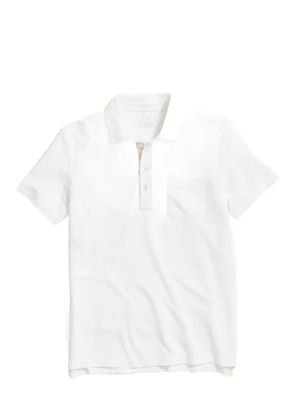 Billy Reid Pique Pensacola Polo - White