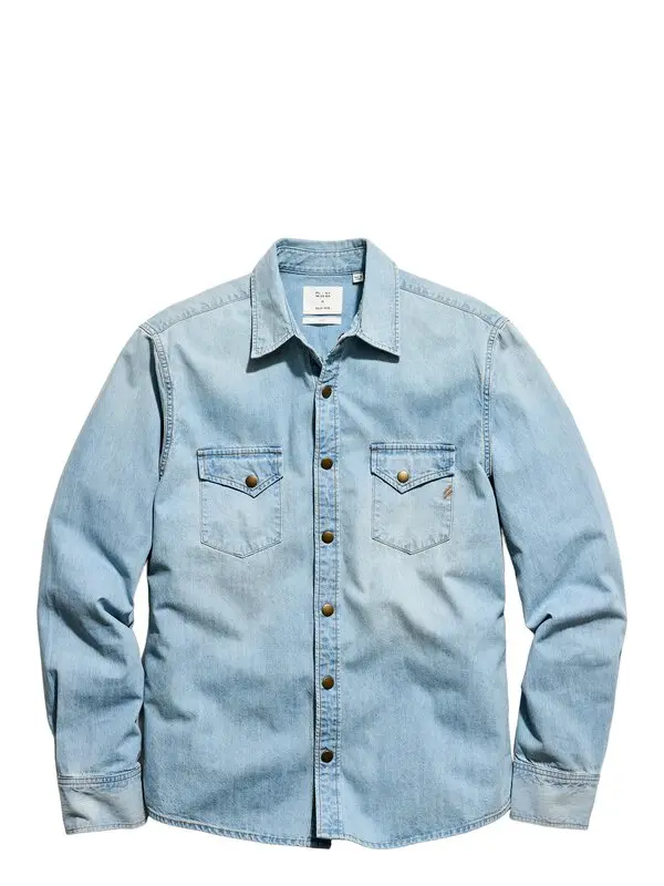 Billy Reid Shoals Shirt - Denim