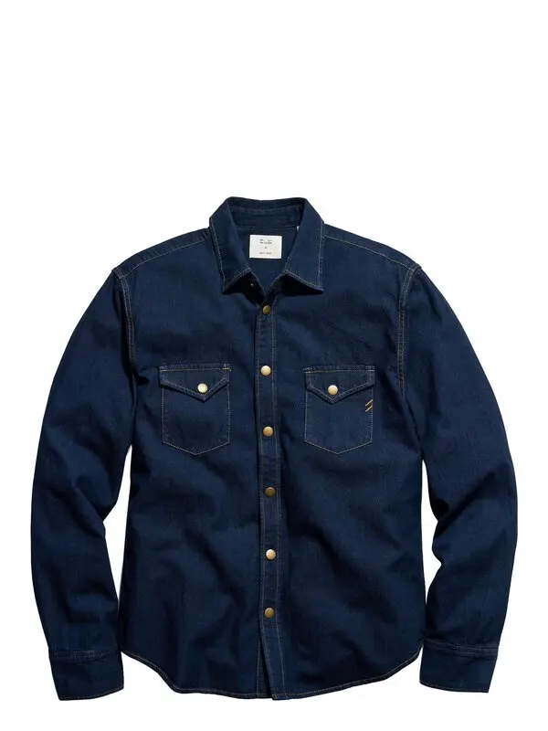 Billy Reid Shoals Shirt - Denim