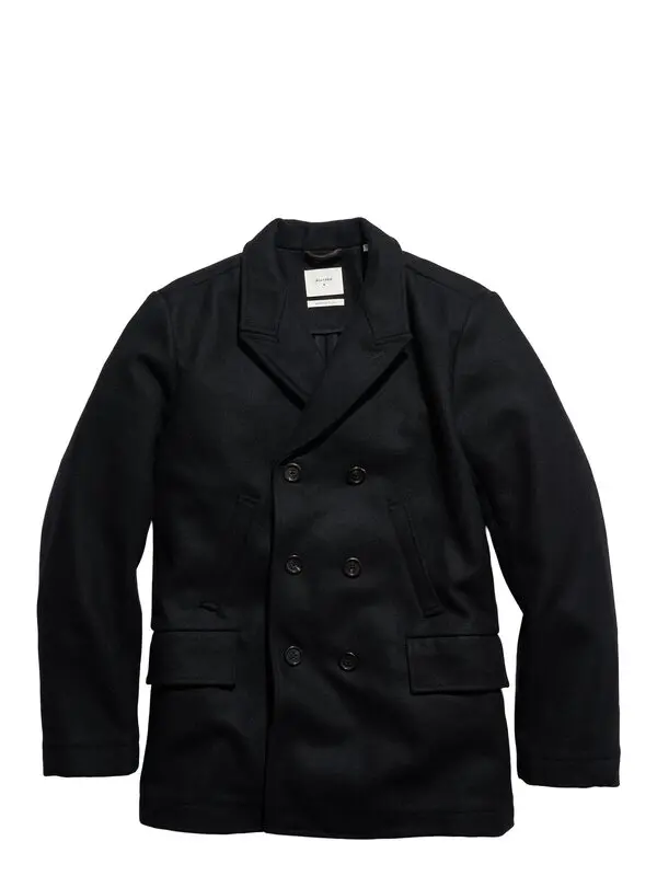Billy Reid Bond Peacoat - Black