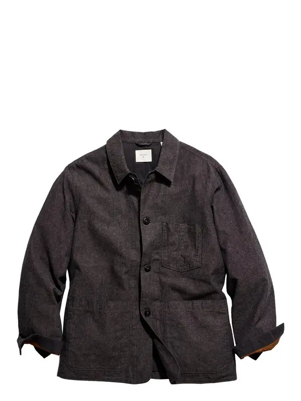Billy Reid Chambray Chore Jacket - Grey