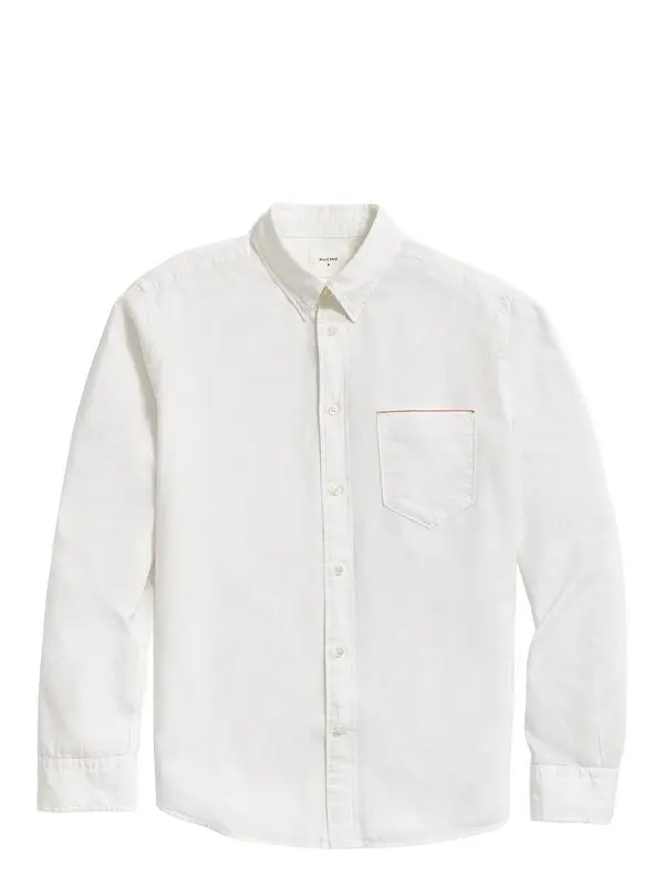 Billy Reid Msl 1-pocket Shirt - White