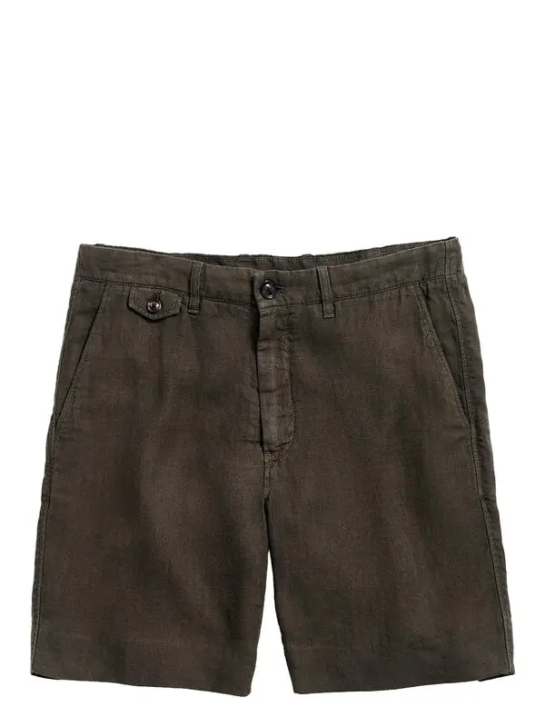 Billy Reid Linen Moore Short - Grey