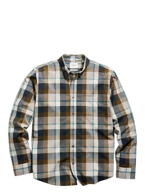 Billy Reid Bold Plaid Tuscumbia Shirt Button Down - Multi Colored