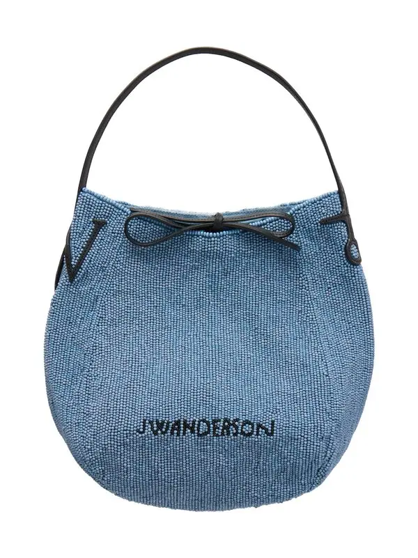JW Anderson Beaded Canvas Tote - Blue