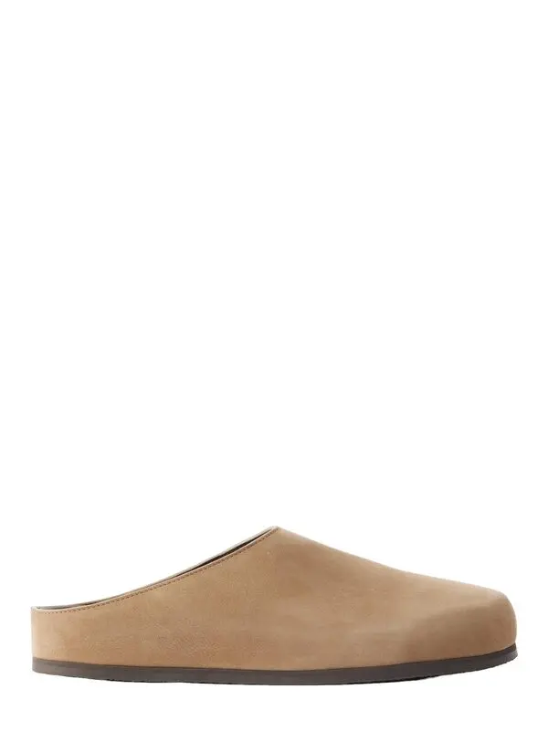 Studio Nicholson Suede Slip-on Shoes - Brown