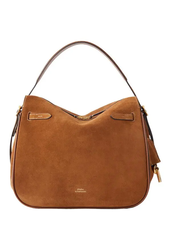 Polo Ralph Lauren Suede Tote Bag - Brown
